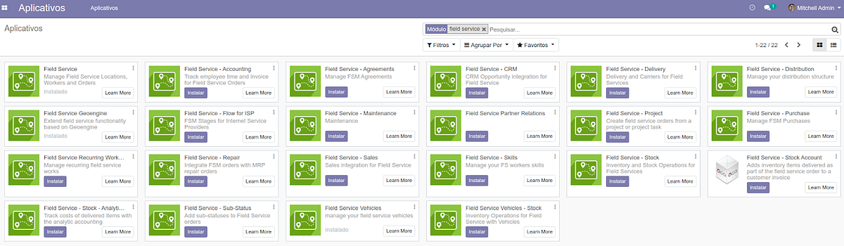 FSM — Field Service Management. O módulo de FSM (Gestão de Serviços de ...