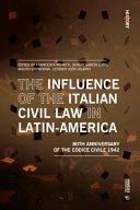 Download The Influence of the Italian Civil Law in Latin-America: The ...