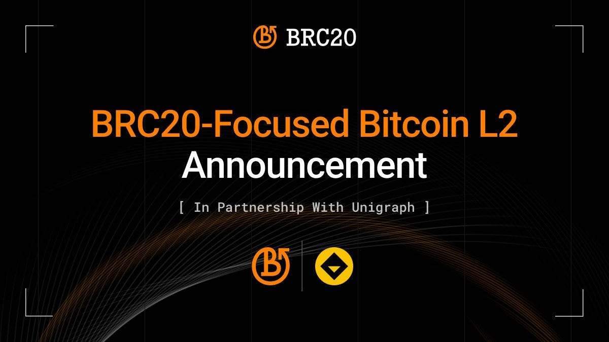 Partnered with Unigraph to Release the First-Ever BRC20-Focused L2 Ecosystem! | by m4lka | Medium