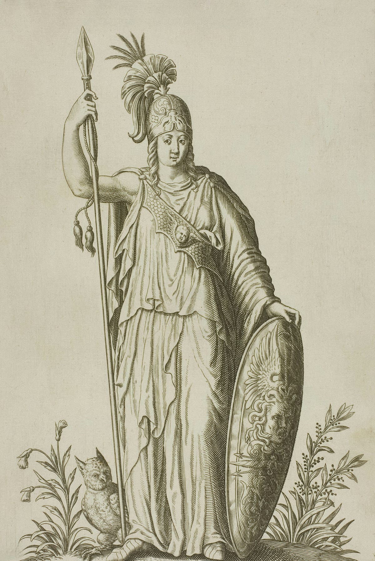 Minerva and the Muses. The tales of Arachne and a few others | by Tom ...