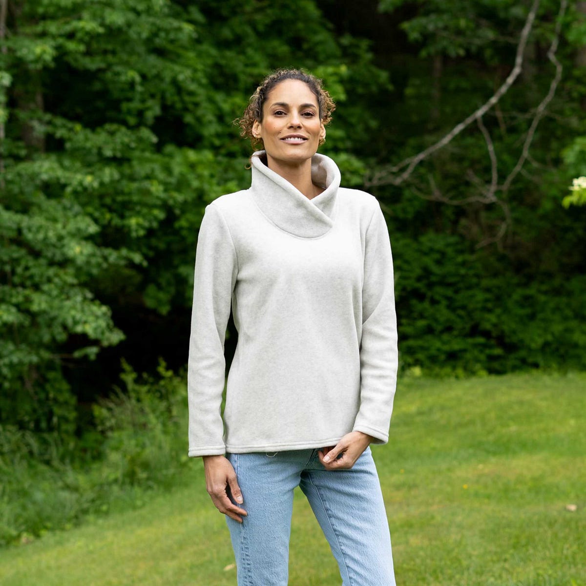 Cowl Neck Fleece Pullover. The cowl neck fleece pullover is a… | by ...
