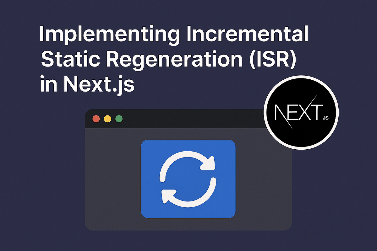 Implementing Incremental Static Regeneration (ISR) in Next.js | by CodeByUmar | JavaScript in ...