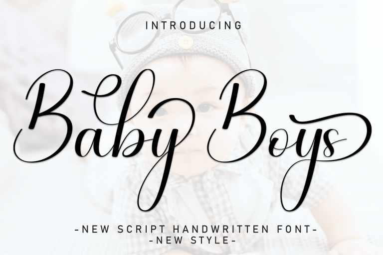 Baby Boys Font | by kaisunnan8 | Jul, 2024 | Medium