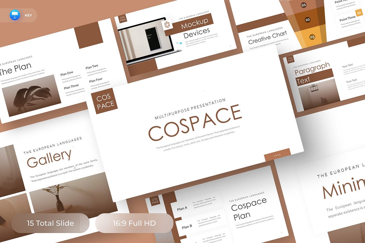 Cospace — Multipurpose Keynote Template | by Cybercrescent | Aug, 2024 ...
