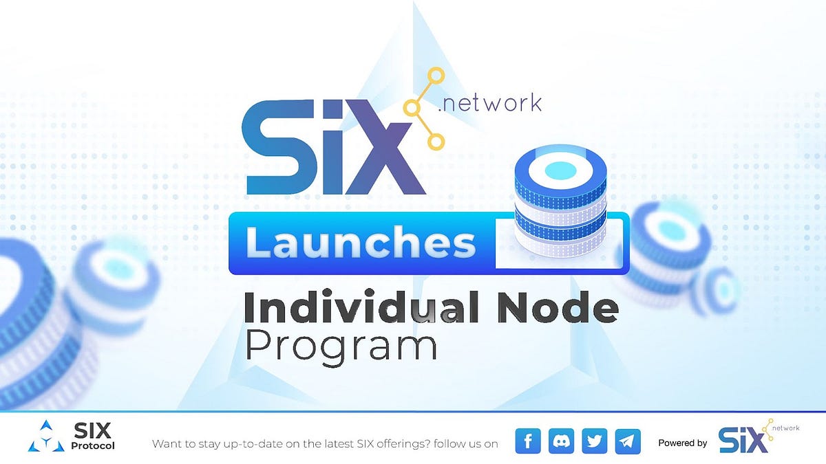 SIX Network เปิดให้ Staking SIX Individual Node | by SIX Network | SIX Network | Medium