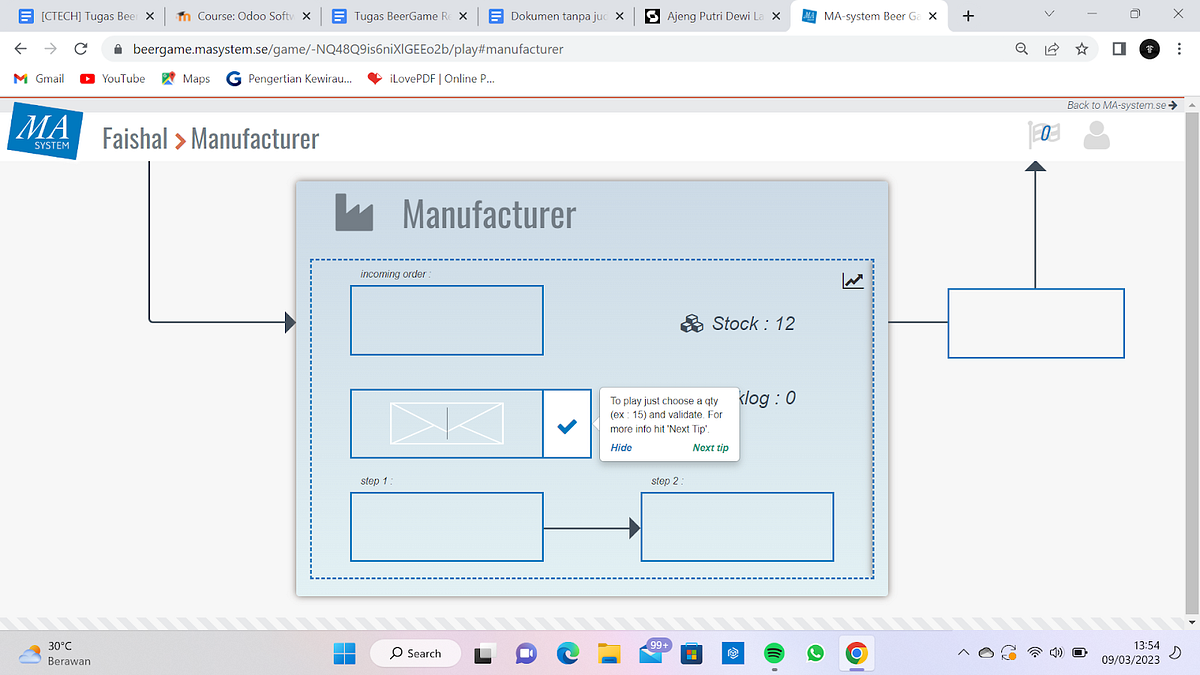 Simulasi Beergame | Manufaktur. Assalamualaikum wr.wb.., Salam… | by ...