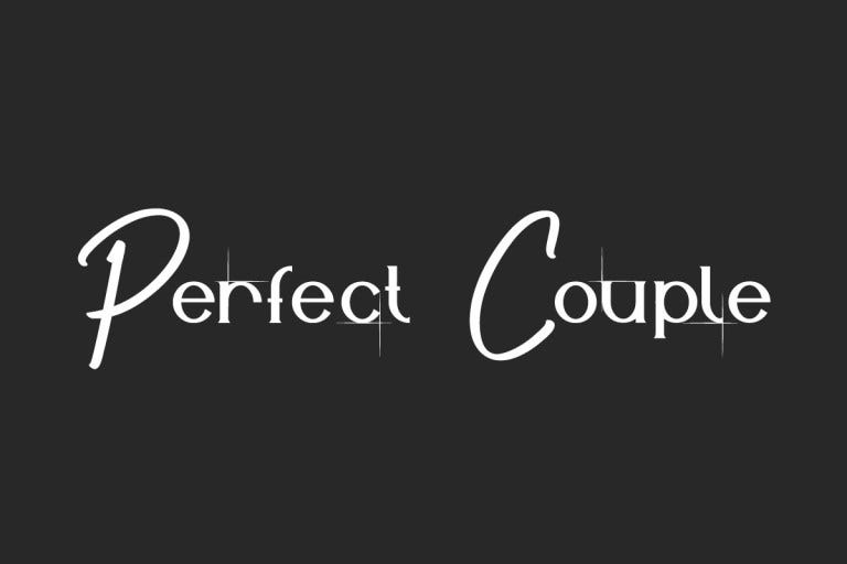 Perfect Couple Font | by audrey97 | Medium