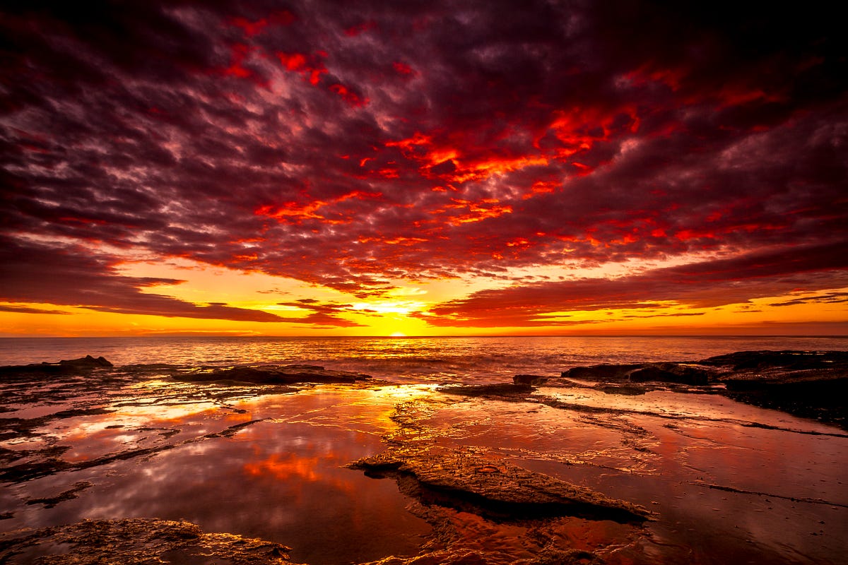 Sunset - New Writers Welcome - Medium