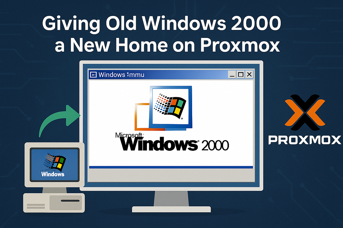 Giving Old Windows 2000 a New Home on Proxmox | by Mr.PlanB | Medium