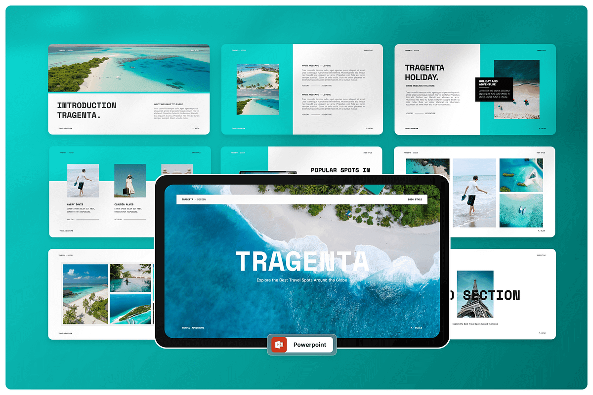Tragenta — Travel & Adventure Powerpoint | by Lumenlotus | Medium