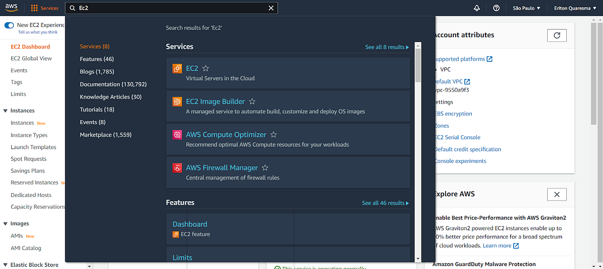 Configurando acesso a uma instância aws EC2 usando Putty em ambiente ...