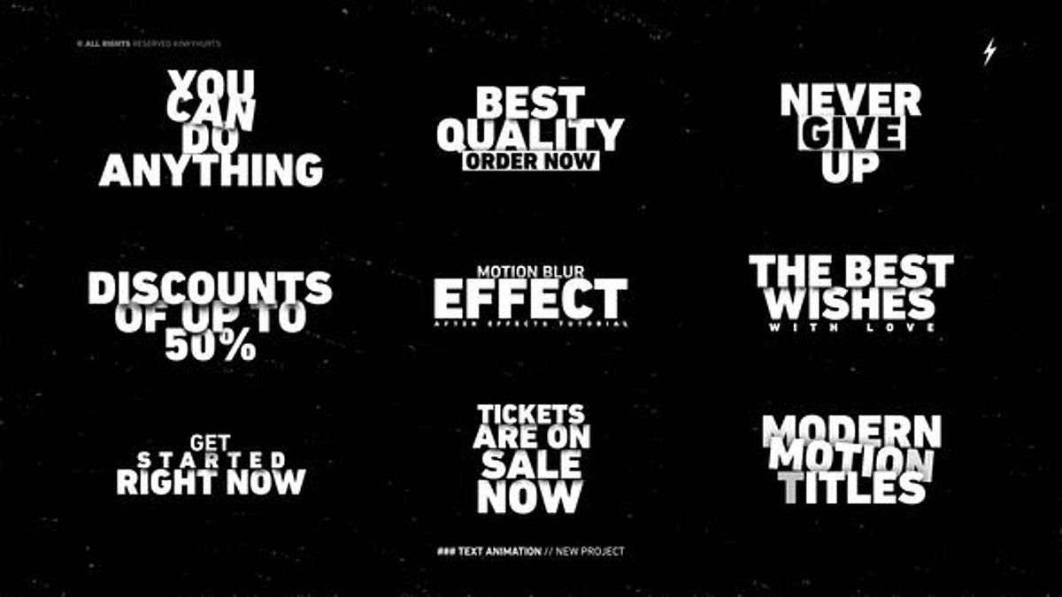 Text Animation || MOGRT - Pixelpariah - Medium