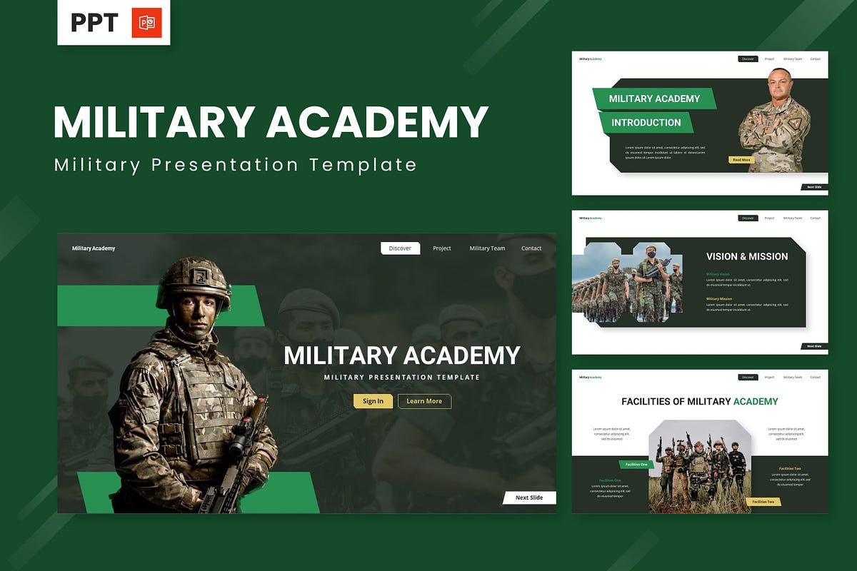 Military Academy — Military Powerpoint Templates | by Cybercrescent ...