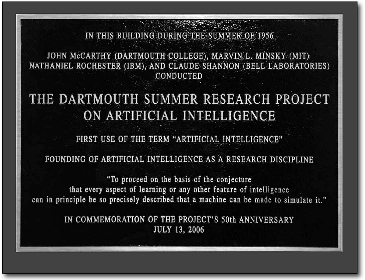 Dartmouth Workshop: The Birthplace Of AI | by Zizu | RLA Academy | Medium