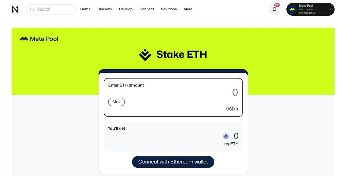Meta Pool lanza staking de Ethereum en BOS | by Fran_web3 | Medium