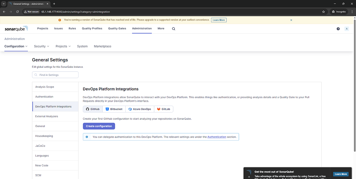 Automating Code Quality for React with GitHub Actions and SonarQube from single ec2. | by Sahil ...