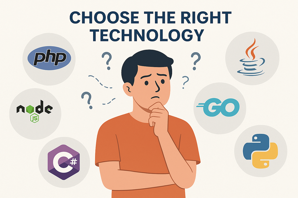 Choosing The Right Technology Php Nodejs Java Python Netc Or Go — What To Use When