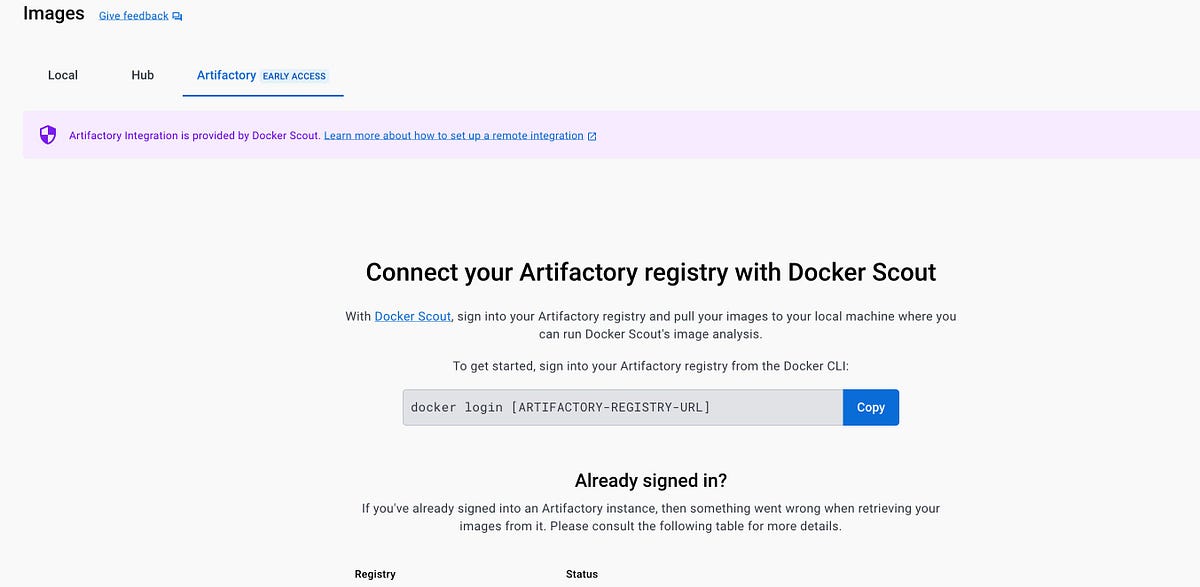 docker image scan with scout | Medium