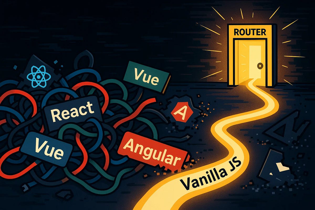 How I Built a Tiny JavaScript Router Without Any Frameworks | by Zain Shoaib | Level Up Coding