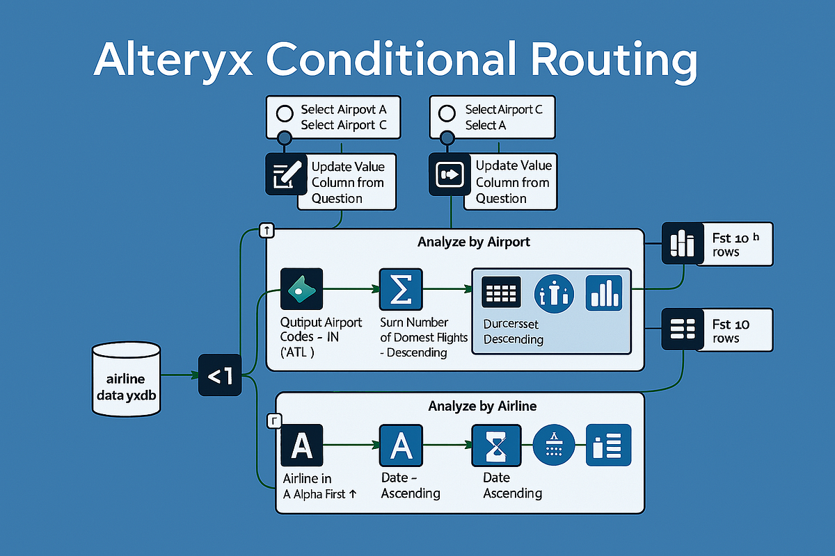 Conditional Routing in Alteryx Designer | by Shruti N | Medium