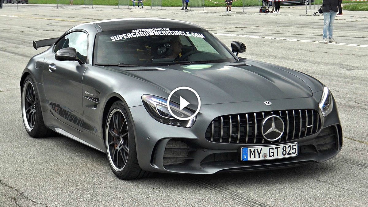 See This 760HP Mercedes AMG GTR by RENNtech In Action on an Airstrip ...