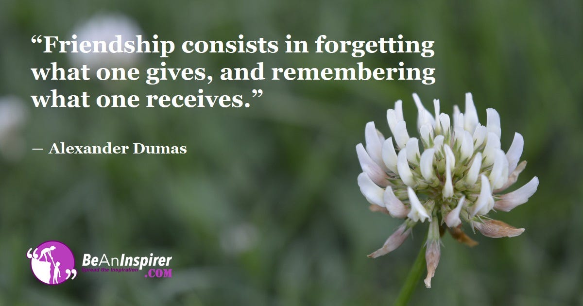 Friendship Is More Than Just Give And Take | by KrishNick | Medium