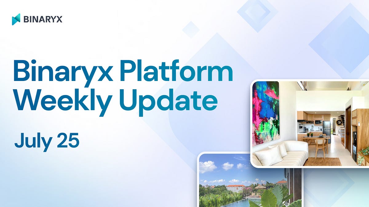 Binaryx Platform Update July 25: New deposit methods, Token Purchase Agreement & More | by ...