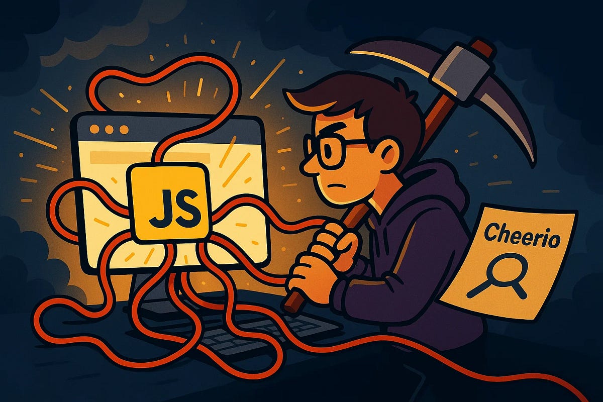 From Clicks to Code: How I Built an Automated Web Scraper with JavaScript and Cheerio | by Abdul ...