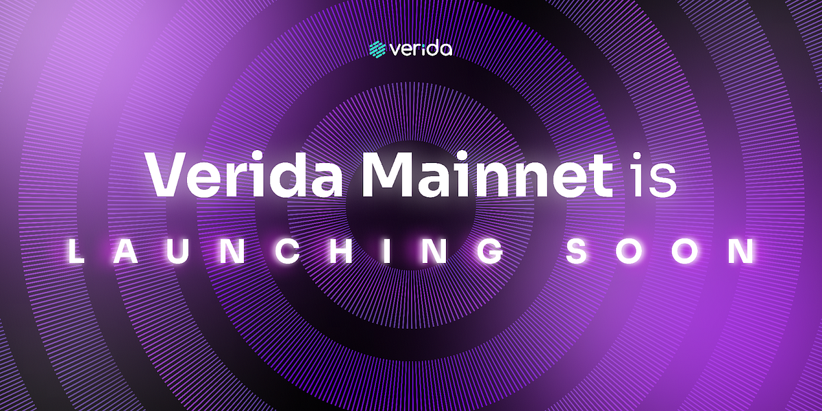 Verida Mainnet is launching soon. This month the Verida Mainnet will ...