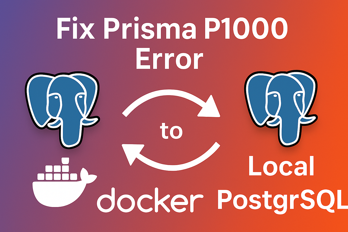 Error: P1000: Authentication failed against database server , the provided database credentials ...