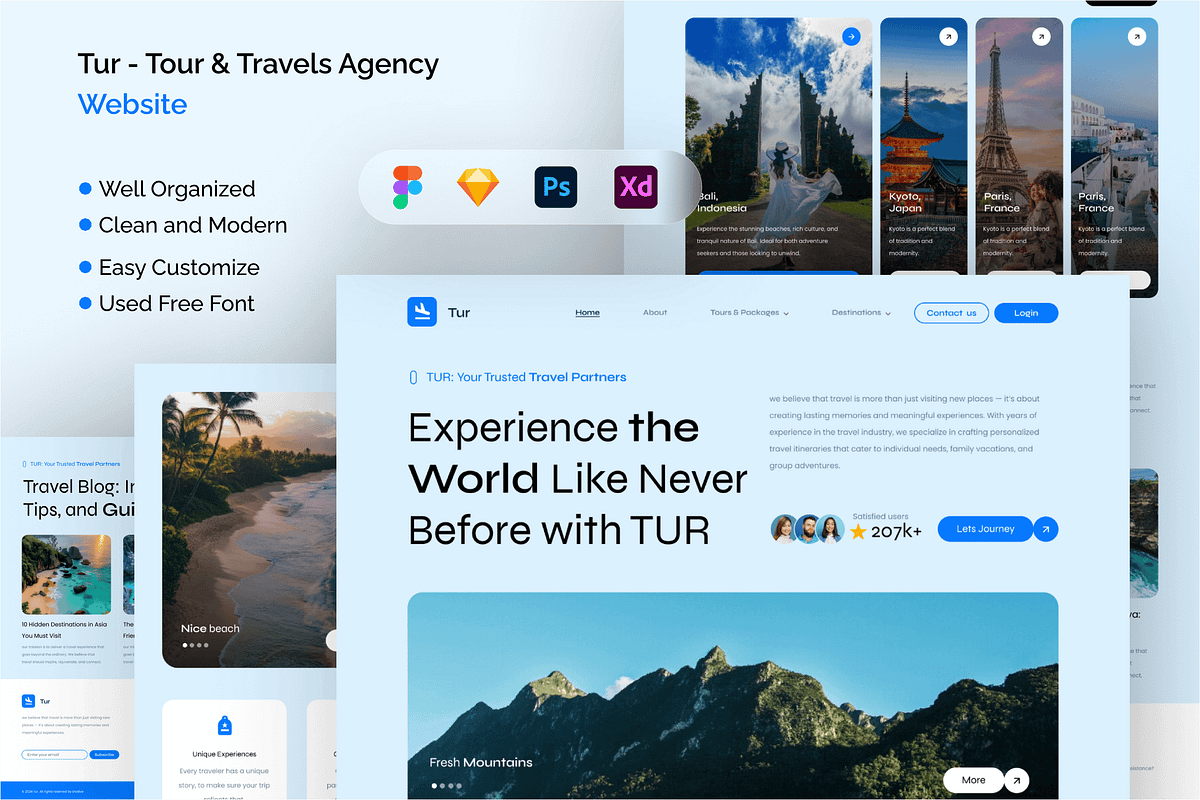 Tur — Tour & Travels Agency Website | by Cywpcnyc | Oct, 2024 | Medium