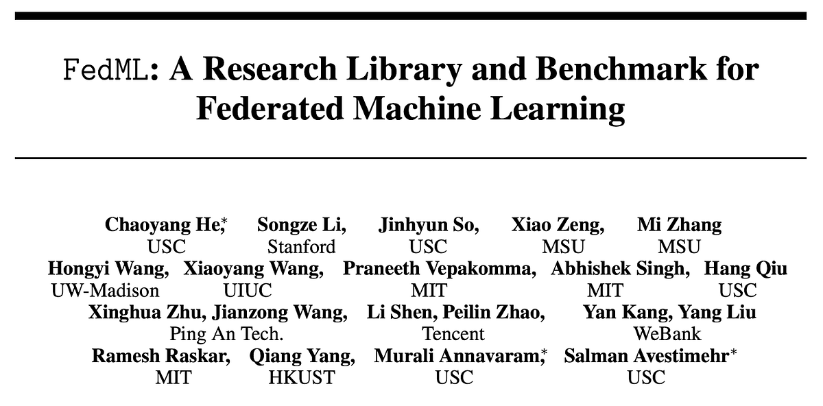 FedML Has Upgraded From Open Source Research Library to Industrialized Platform | by TensorOpera ...
