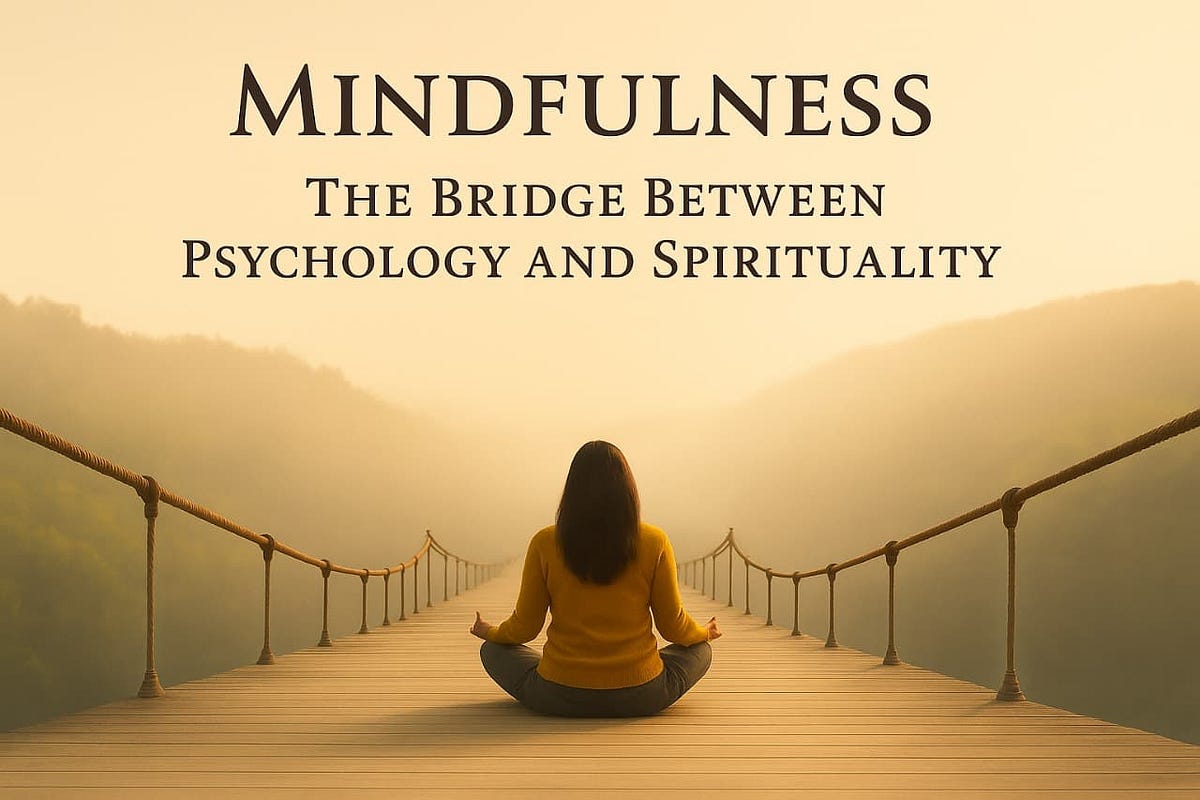 Mindfulness the Bridge Between Psychology and Spirituality | by The ...