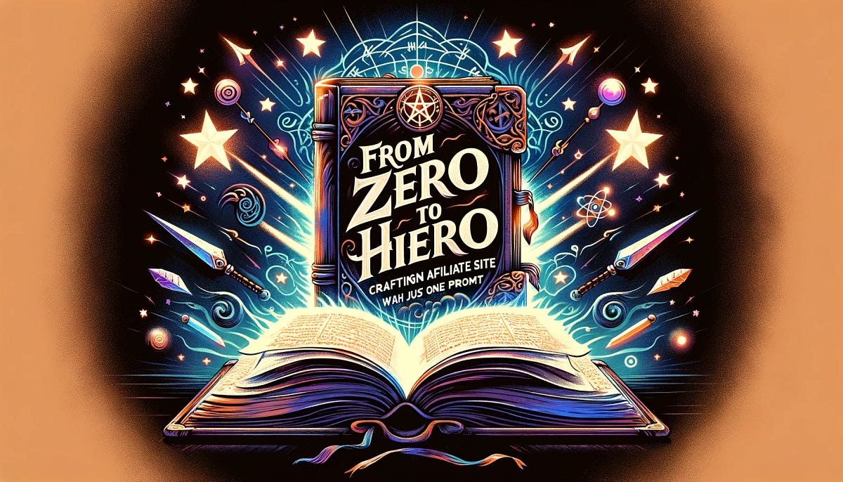 From Zero to Hero: Crafting an Affiliate Site with Just One Prompt | by ...