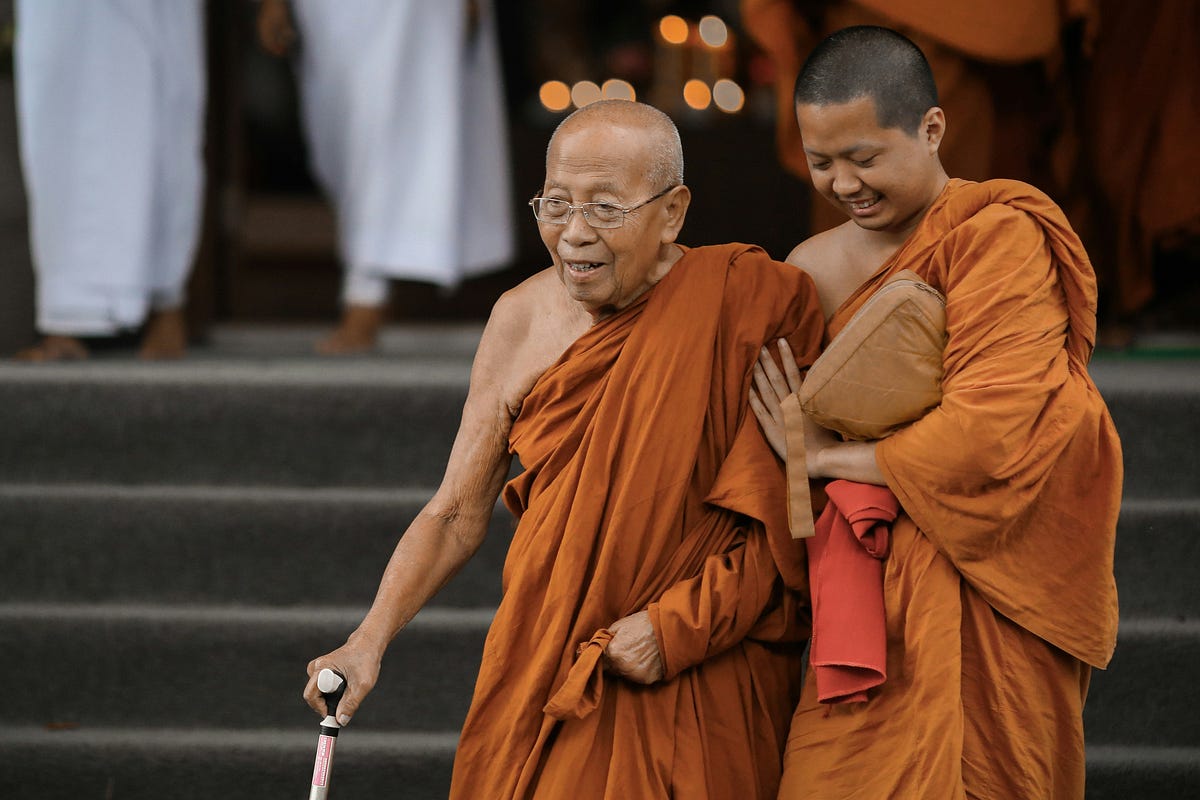 12 Life Lessons From A 90-Year-Old Monk | by Vipul Rathod | Pen With ...