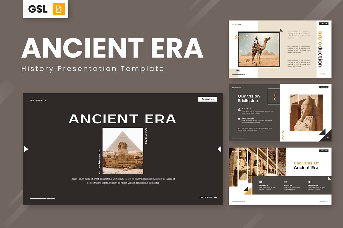 Ancient Era — History Google Slide Templates | by Cybercrescent | Aug ...