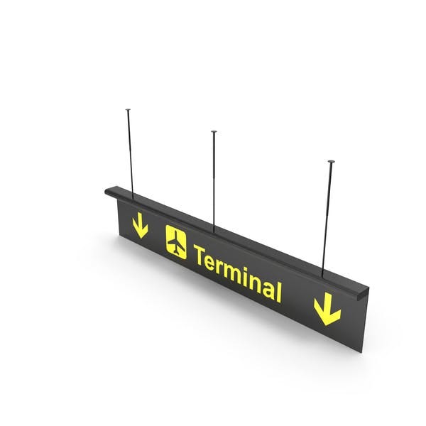 Ceiling Signage Labelled Clean - Illustrapro - Medium