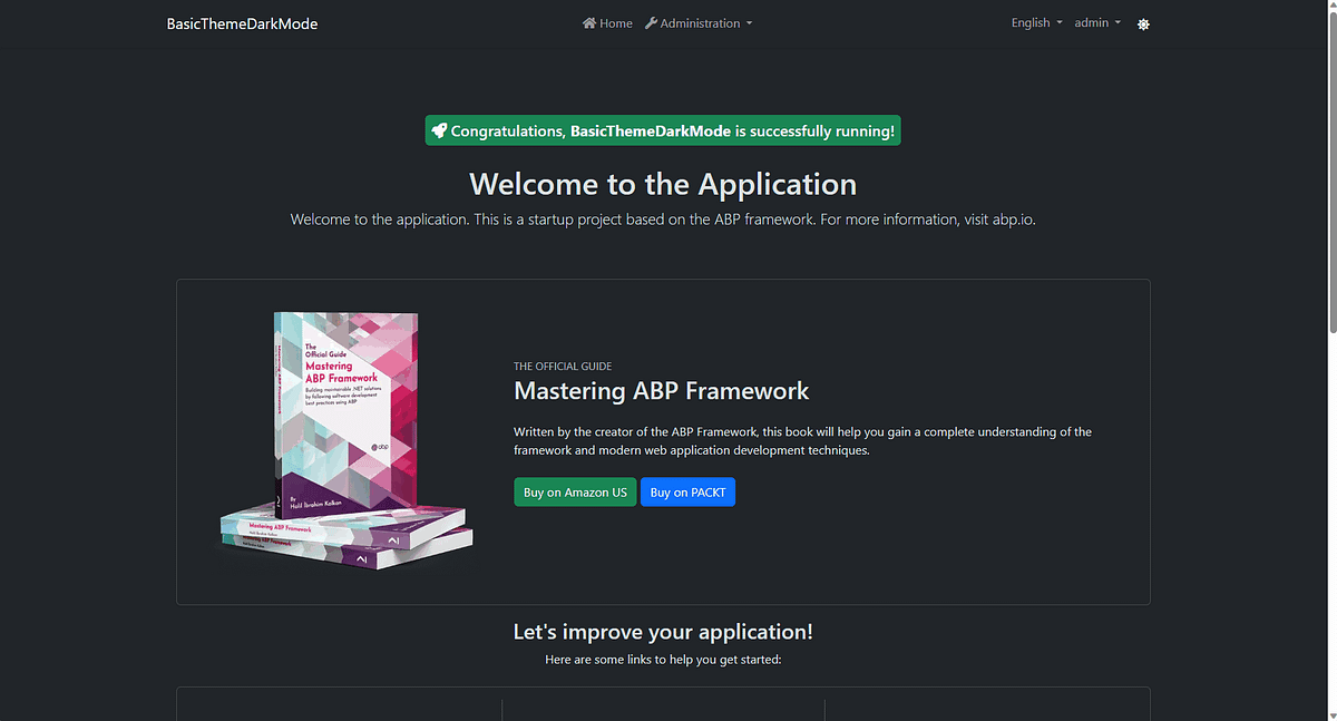 How to add dark mode support to the Basic Theme in 3 Steps? | by ABP.IO ...