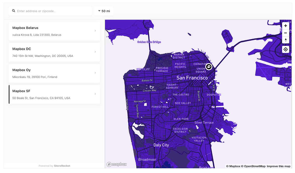 Build a Store Locator in 5 minutes with StoreRocket and Cartogram | by ...