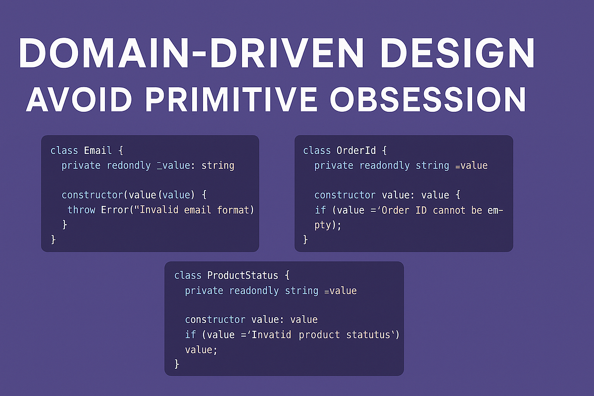 Breaking the Primitive Obsession in Domain-Driven Design | by Gedeón Domínguez Torán | Medium