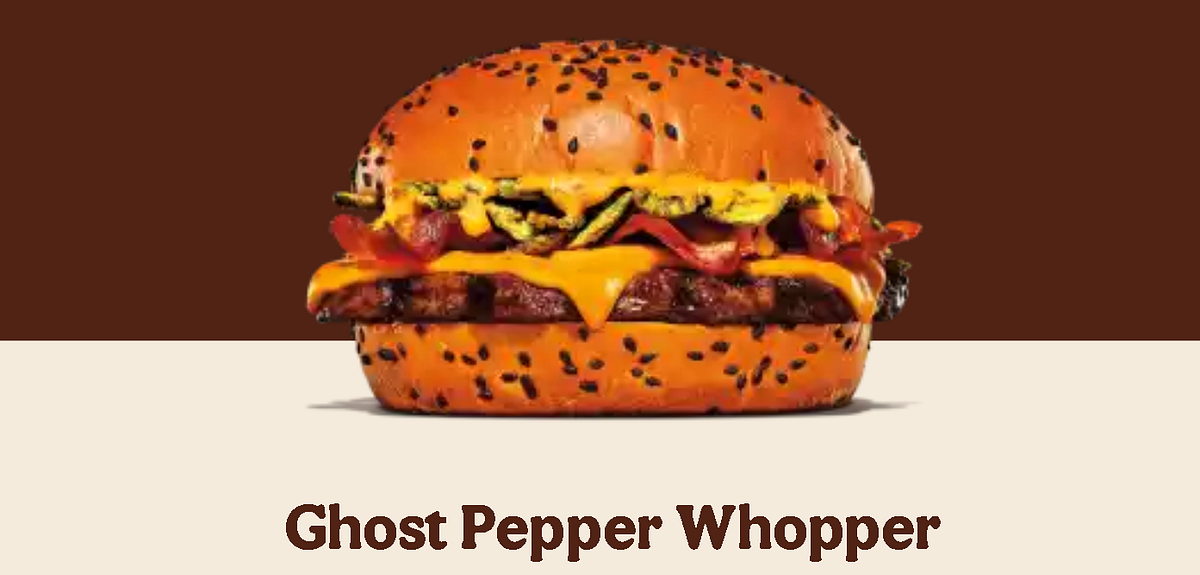 Fast Food Review: Burger King Ghost Pepper Whopper | by Emmanuel ...