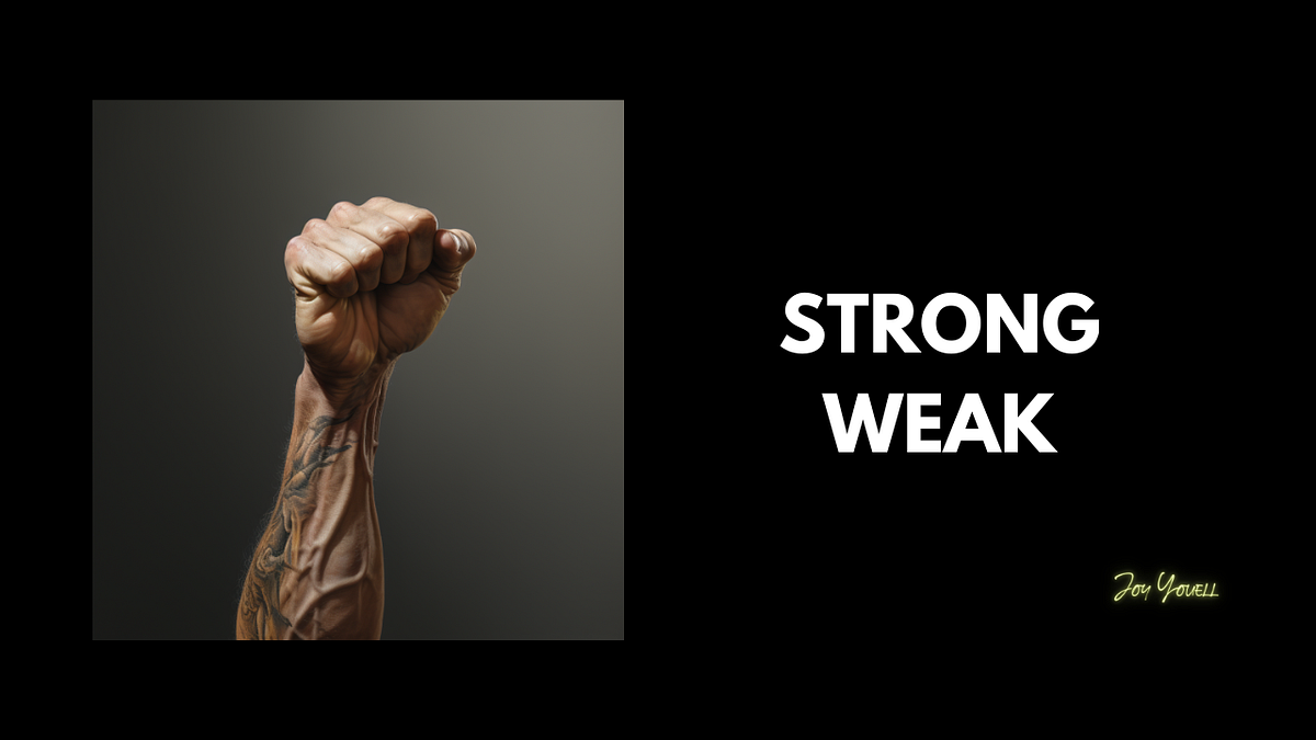 Strong-Weak. “Every superhero has strengths and… | by Joy Youell | Medium
