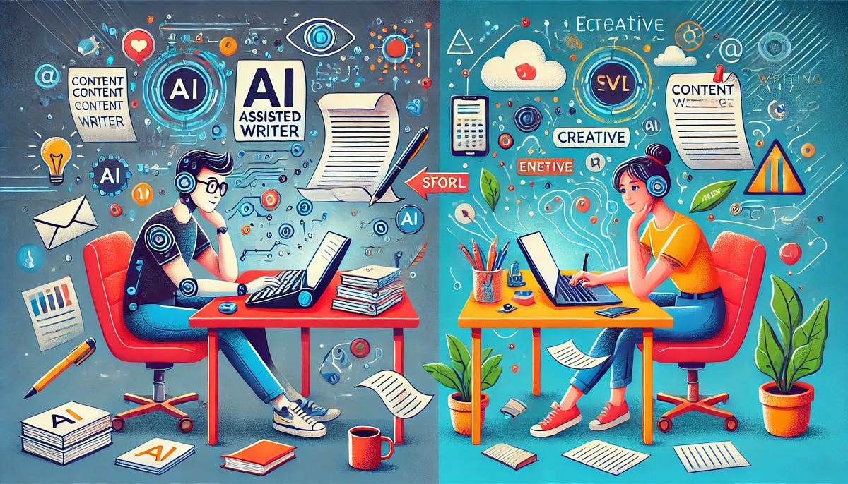 AI vs Non-AI Content Creators - Faizan Ahmed - Medium