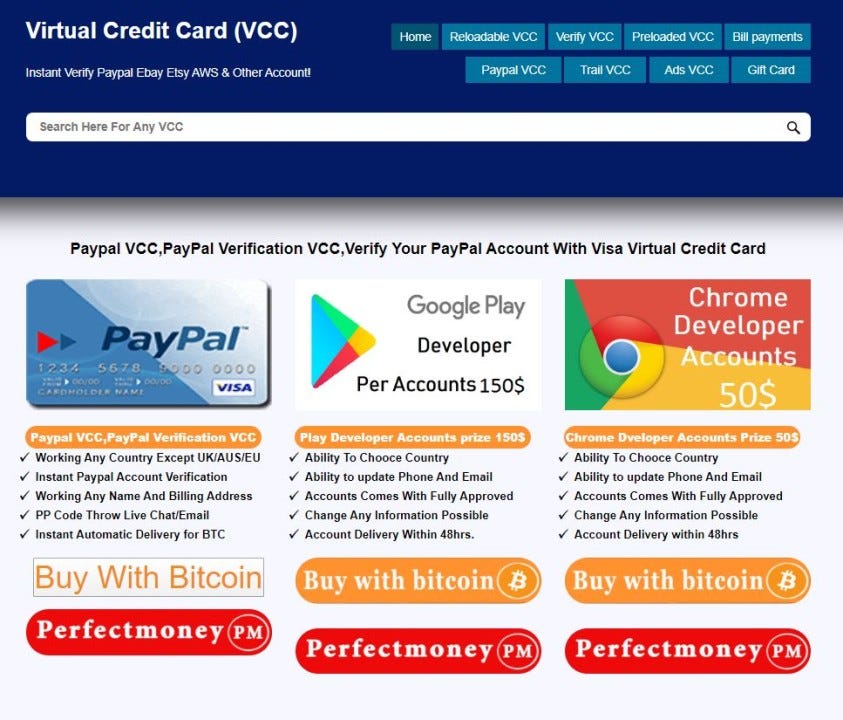 Buy Instant Virtual Credit Card Paypal: Secure and Fast Payment ...