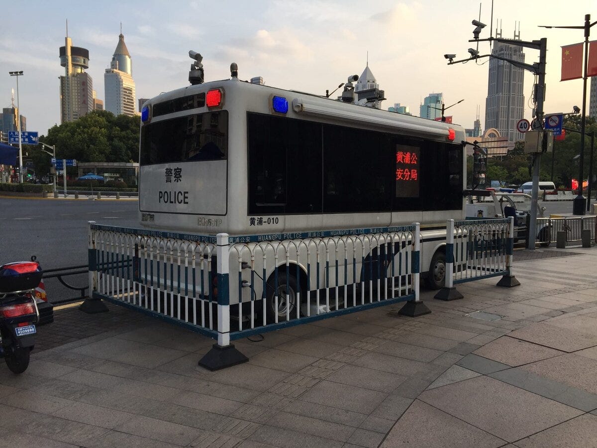 Cute police buses in downtown Shanghai. No SWAT inside | by Anton ...