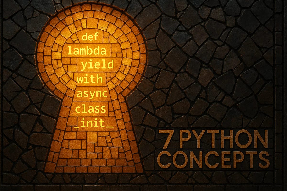 The 7 Python Concepts That Finally Made Everything Click | by Abdur Rahman | Codrift | Aug, 2025 ...