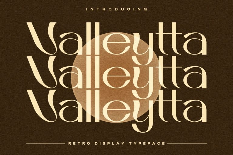 Valleytta Font | by Kaitooon | Sep, 2024 | Medium