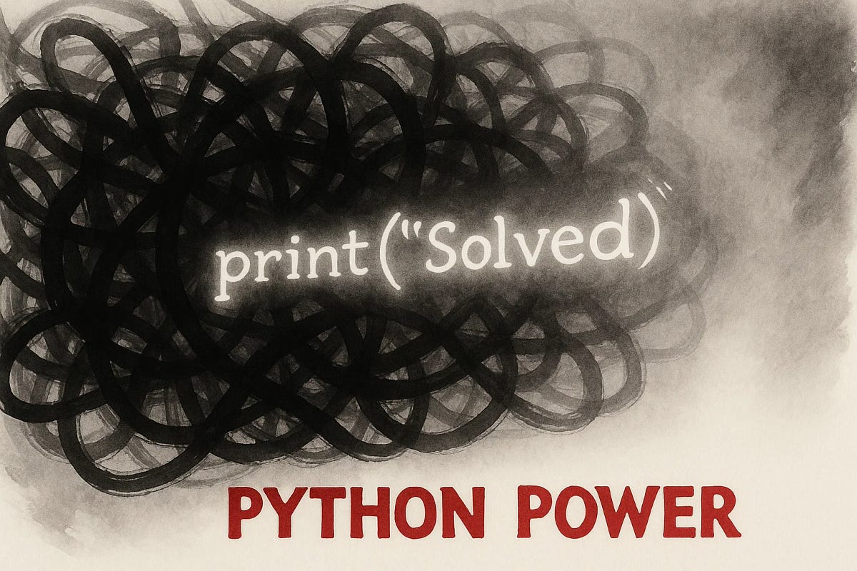5 Real Problems I Solved With Just A Few Lines Of Python By Abdur 8532