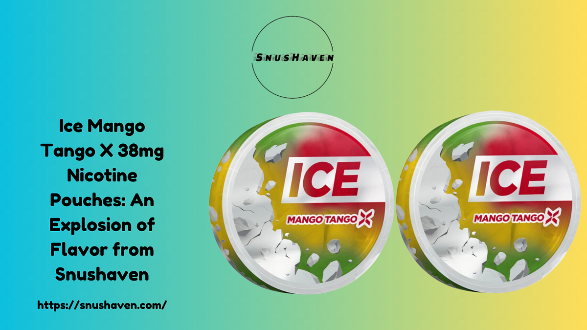 Ice Mango Tango X 38mg Nicotine Pouches - Snushaven | Medium