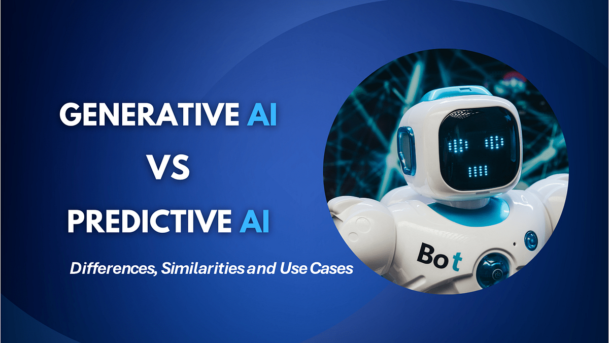 Generative AI vs. Predictive AI : Differences, Similarities and Use ...